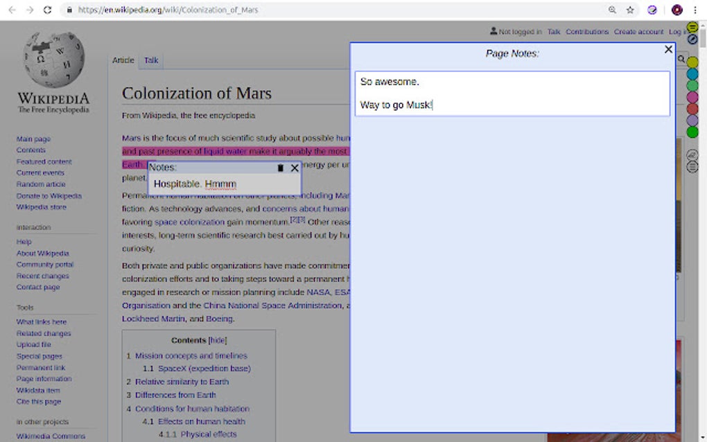 Annotate web pages/CONTEXT for Google Chrome - Extension Download