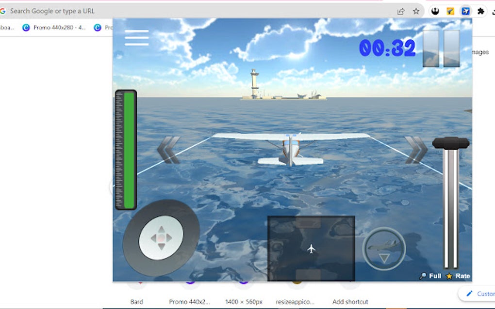 Real Flight Simulator Game para Google Chrome - Extensión Descargar