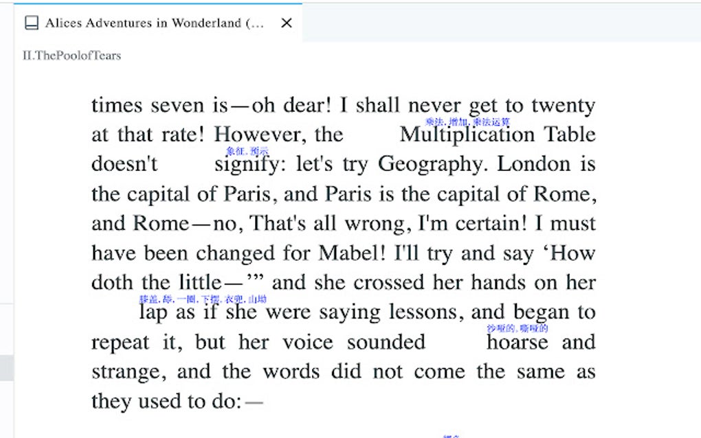 My English Reading Assistant pour Google Chrome - Extension Télécharger