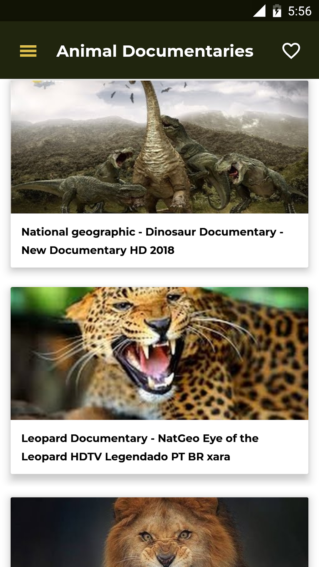 Animal Documentary para Android - Descargar