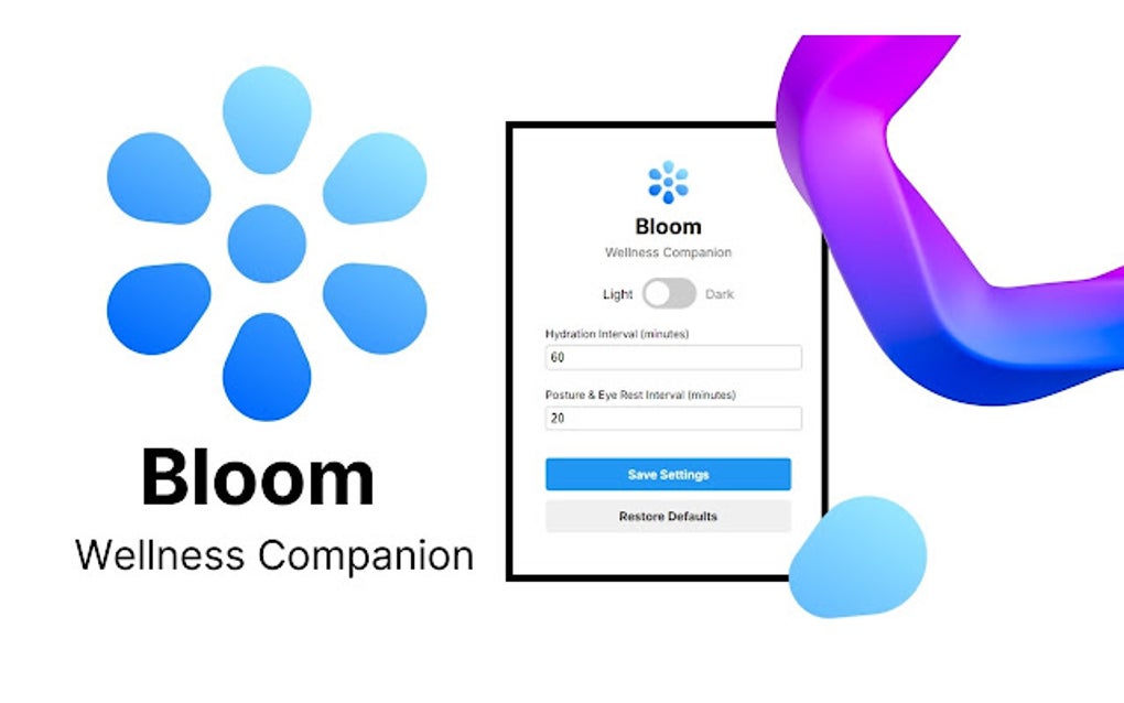 Bloom - Wellness reminder Google Chrome 용 - 확장 프로그램 다운로드