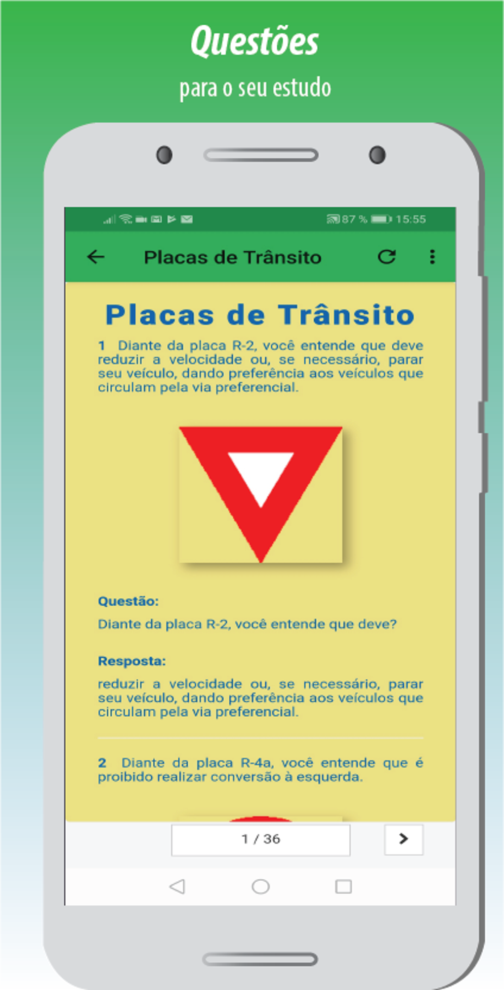 Android için CNH prova - Simulado Detran - İndir