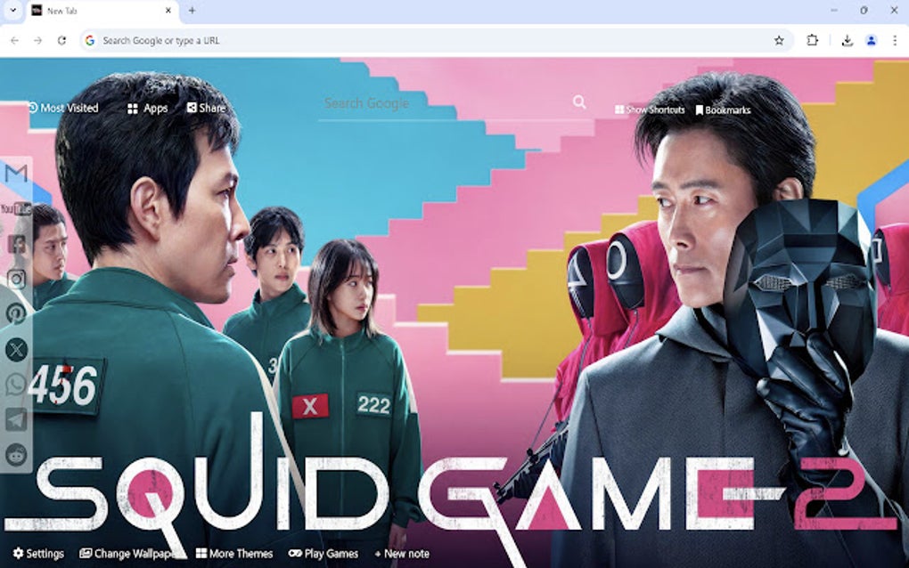 Squid Game 2 Wallpaper for Google Chrome - Extension Download