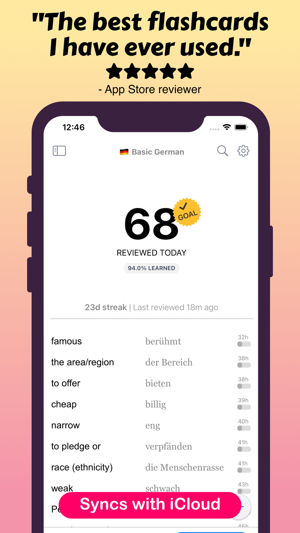 Fresh Cards - Flashcards for iPhone - Download