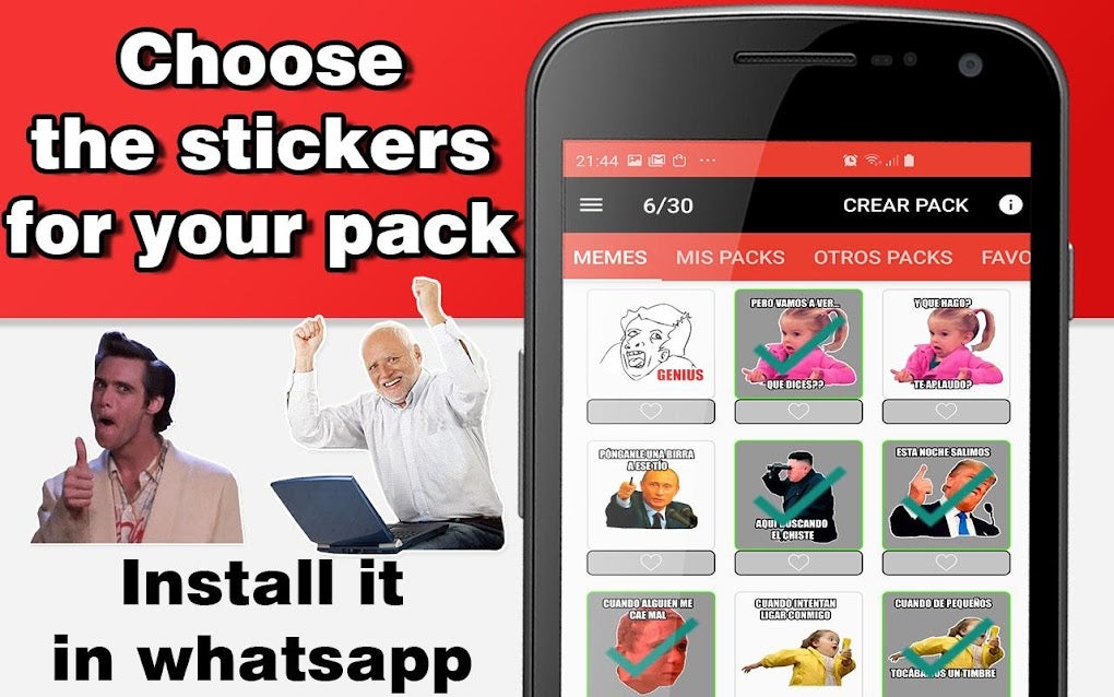 Create stickers memes for whatsapp Meme generator APK for Android ...