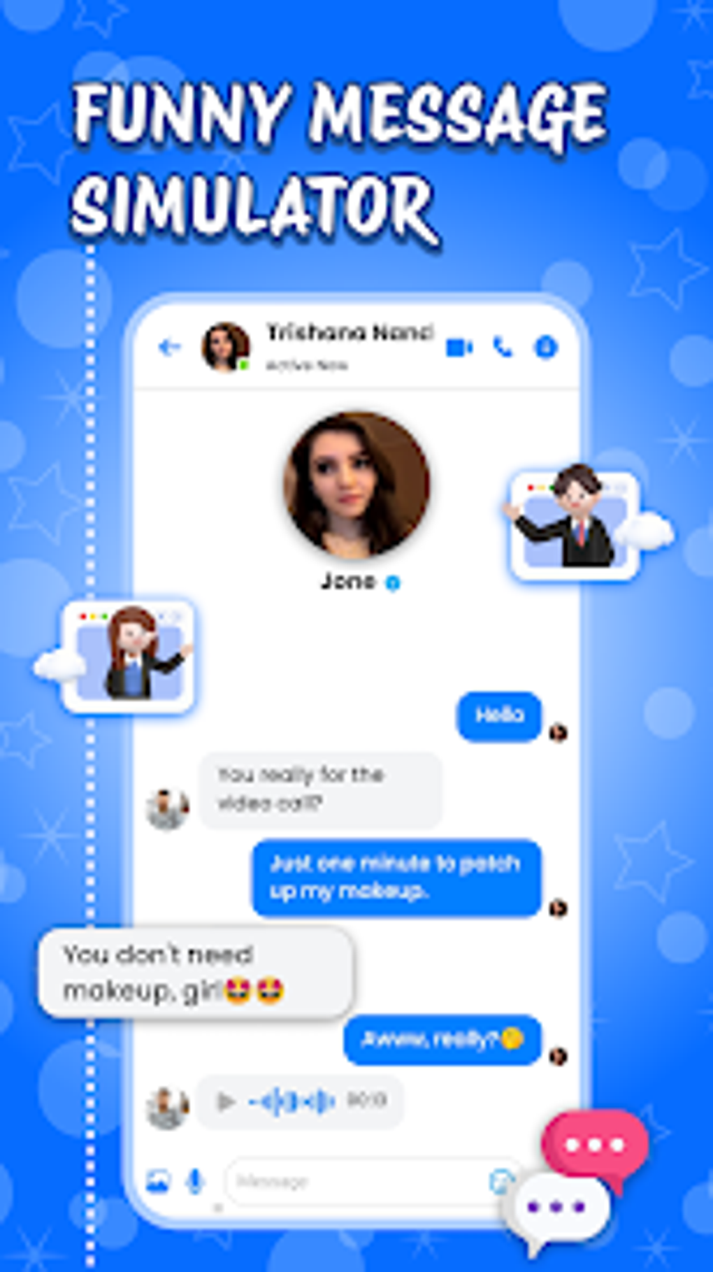 Prank Video Call: Fake Chat สำหรับ Android - ดาวน์โหลด