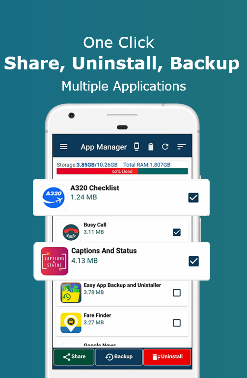 Android için App Backup - İndir
