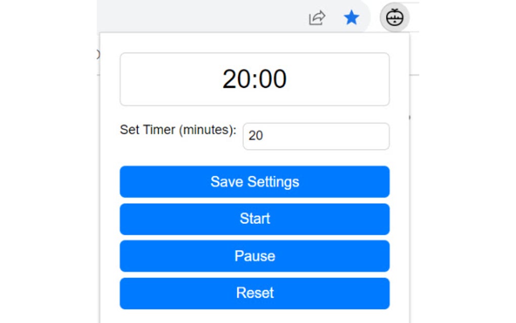 Pomodoro Timer for Google Chrome - Extension Download