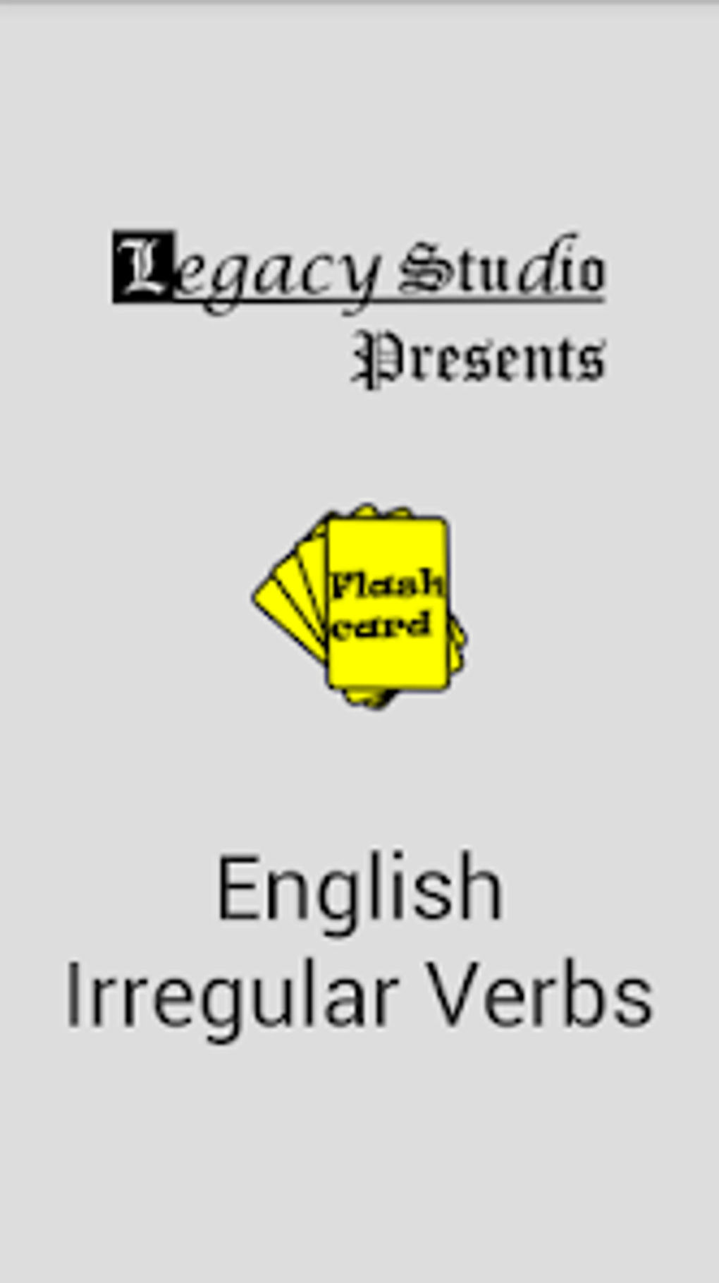 Flashcard English Verbs for Android - Download