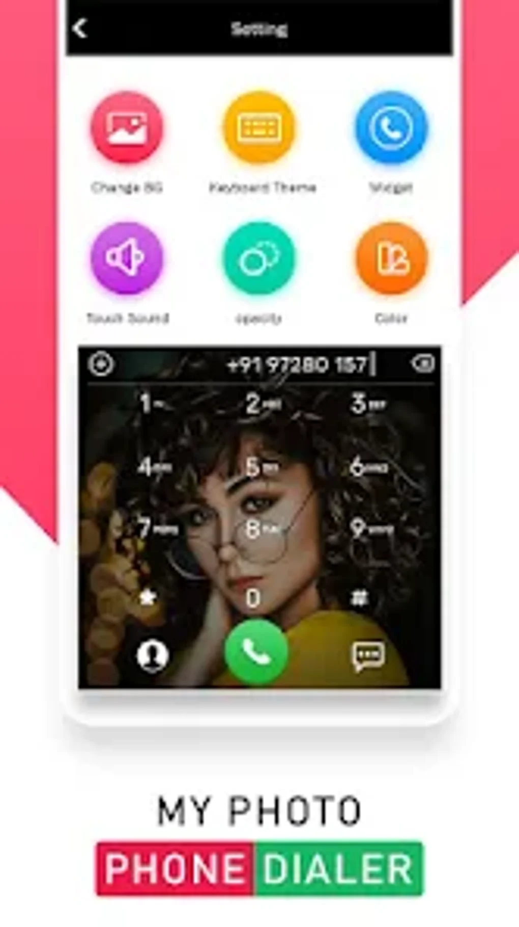 Photo Phone Dialer - My Photo para Android - Descargar