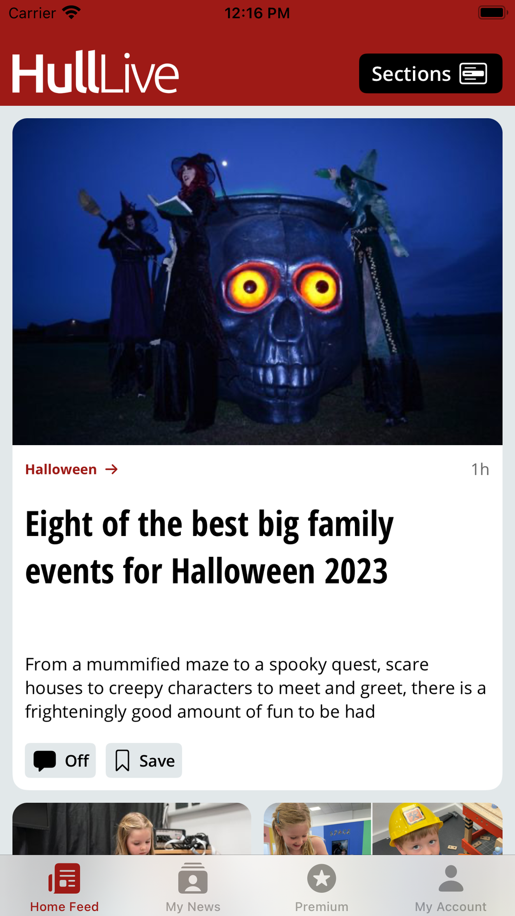 Hull Live para iPhone - Download