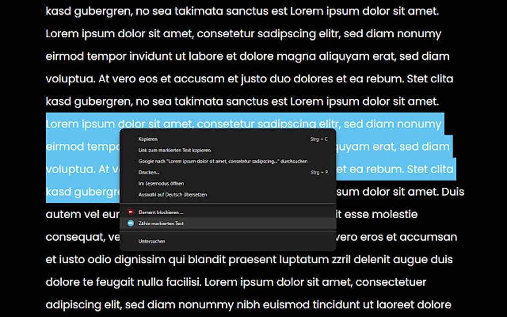 Simple Word Count pour Google Chrome - Extension Télécharger