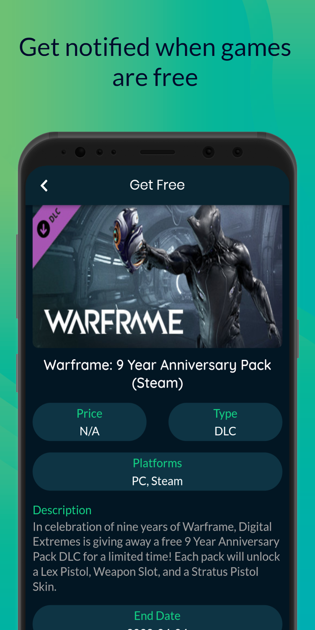 Get Games - Steam Epic Alert for Android - Download