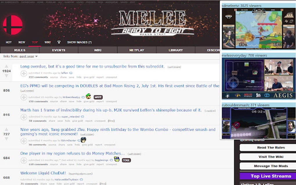 Quick Melee Twitch for Google Chrome - Extension Download
