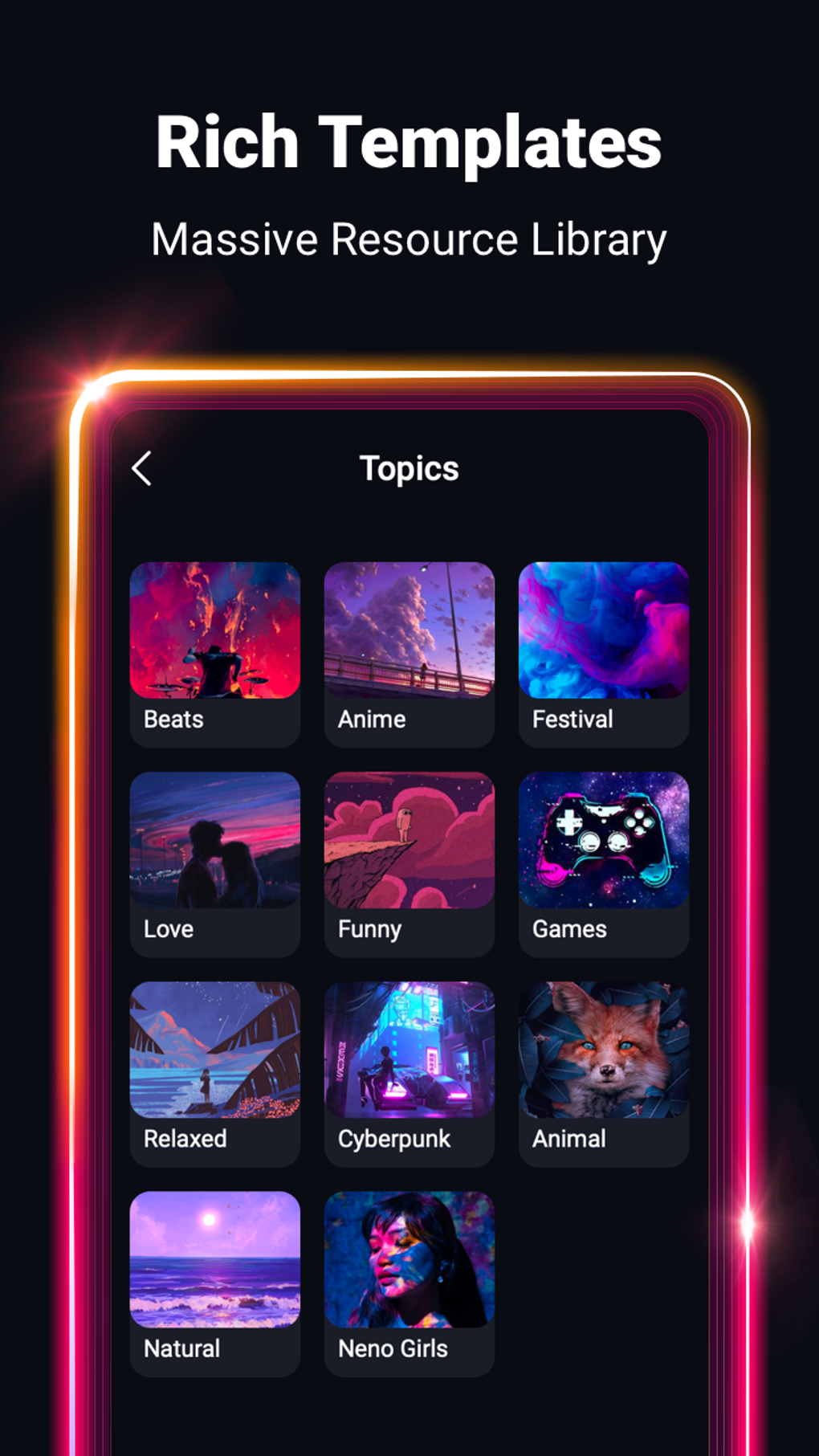 Blaze - Quick Music Video Maker Beauty Effects for Android - Download