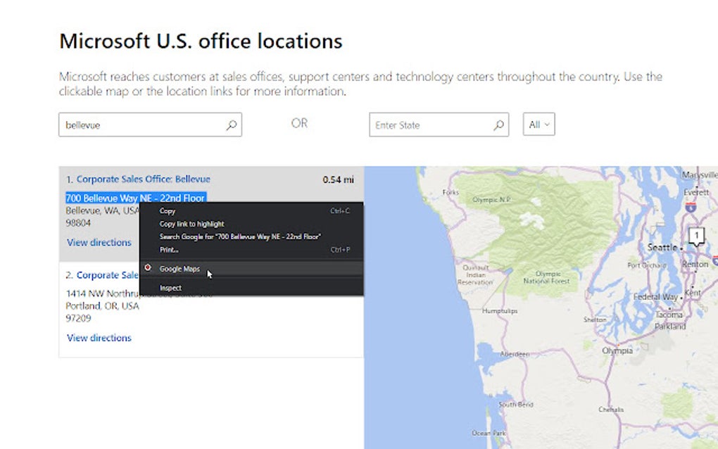 Search on Google Maps pour Google Chrome - Extension Télécharger