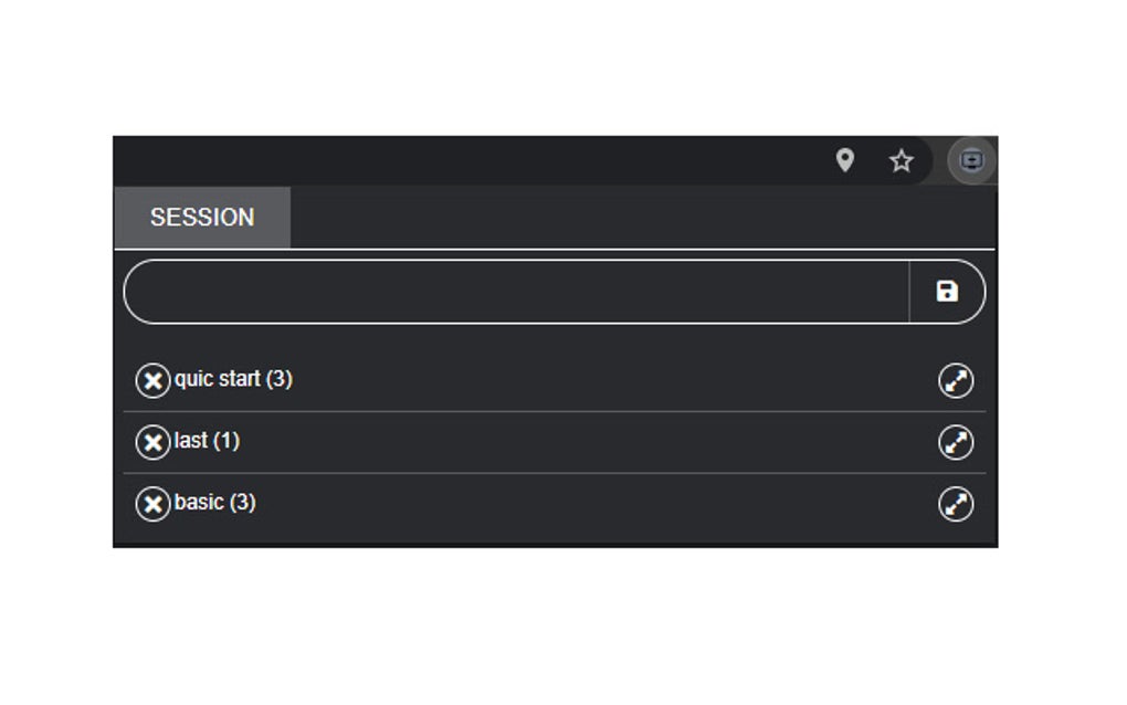 Session manager for Google Chrome - Extension Download