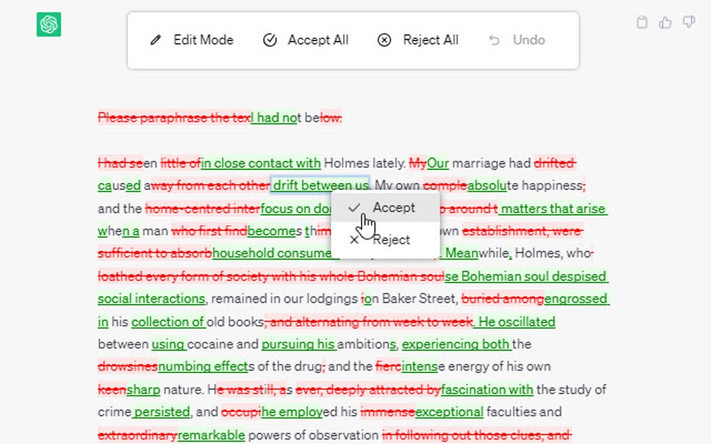 Track Change GPT Google Chrome 용 - 확장 프로그램 다운로드