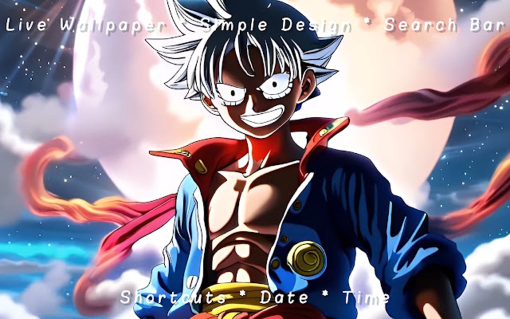 Luffy in Front of Moon Live Wallpaper for Google Chrome - Extension ...