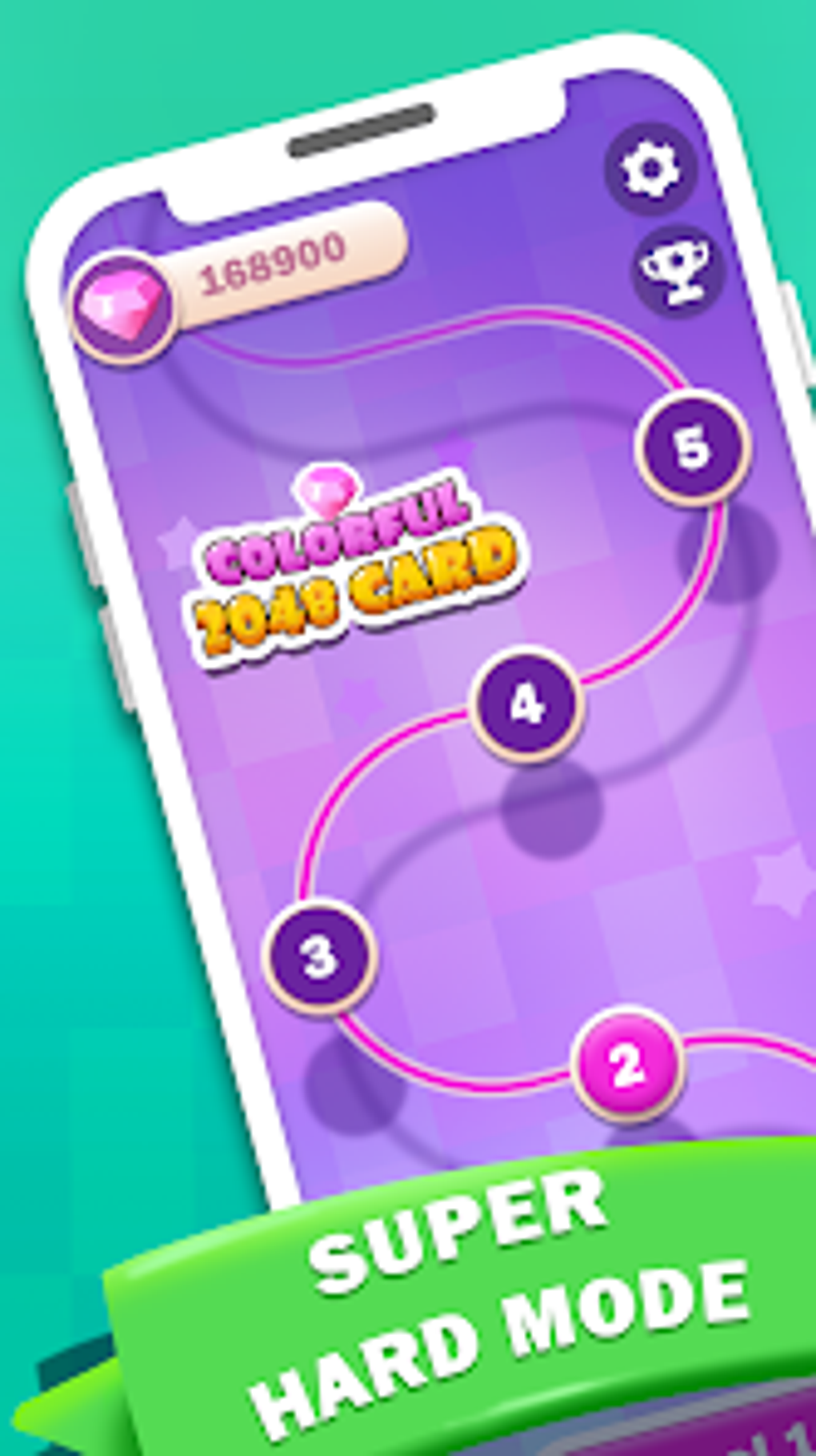 Colorful 2048 Card สำหรับ Android - ดาวน์โหลด