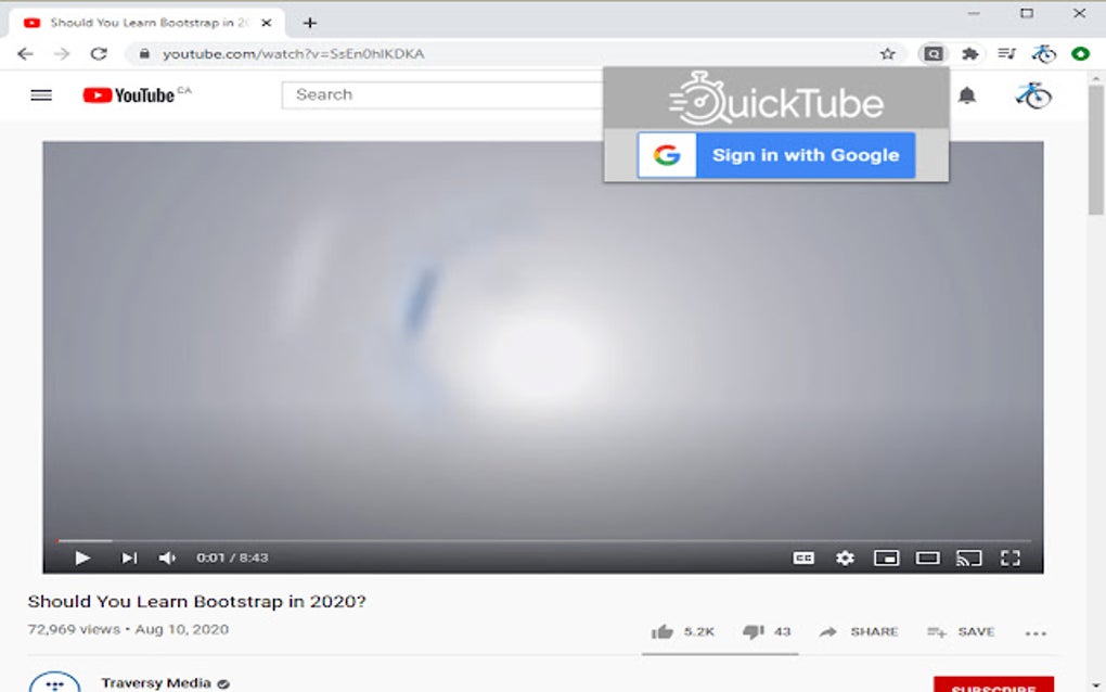 QuickTube Youtube Video Summarizer for Google Chrome - Extension Download