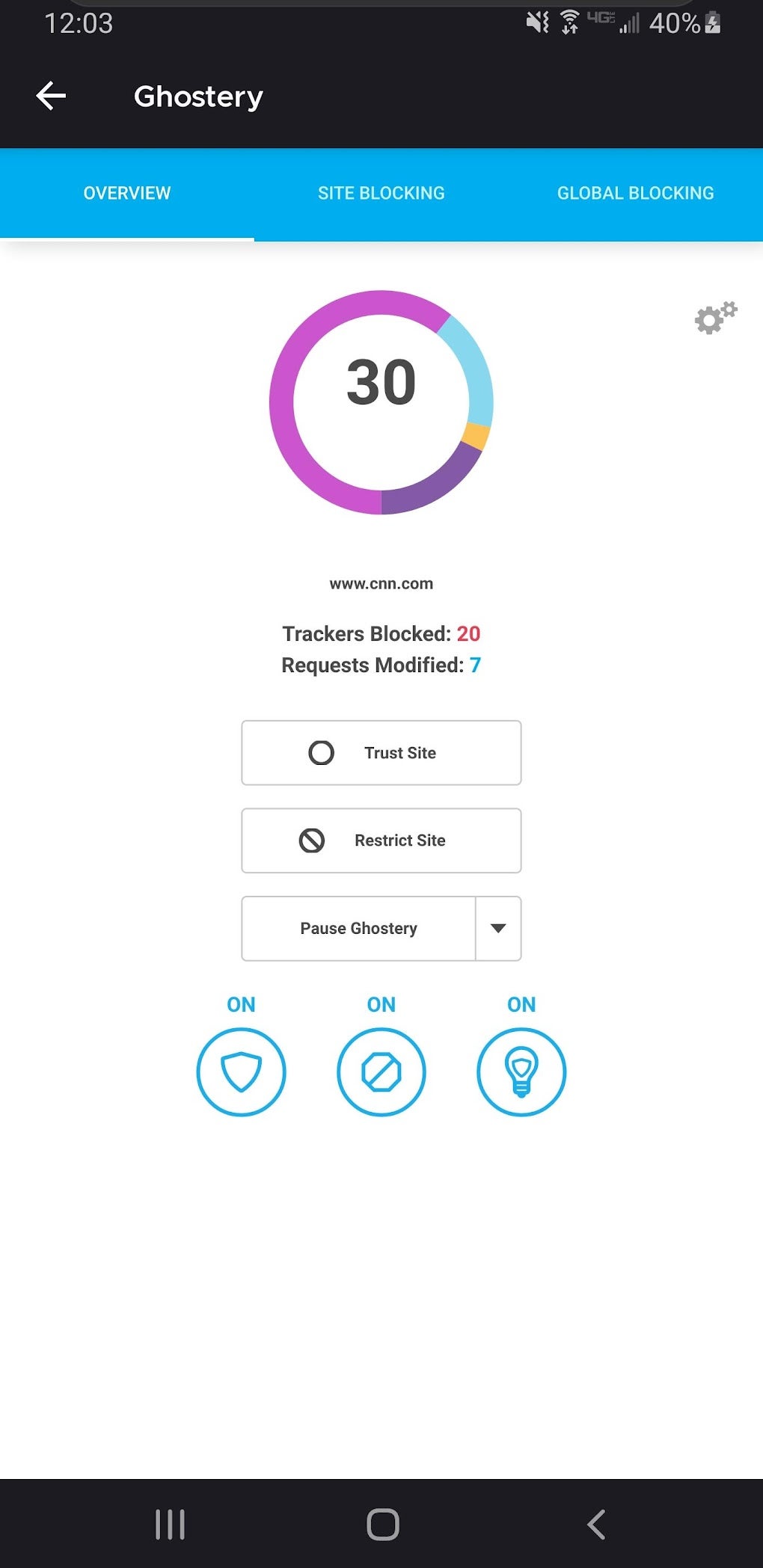 Ghostery Privacy Browser APK para Android - Descargar