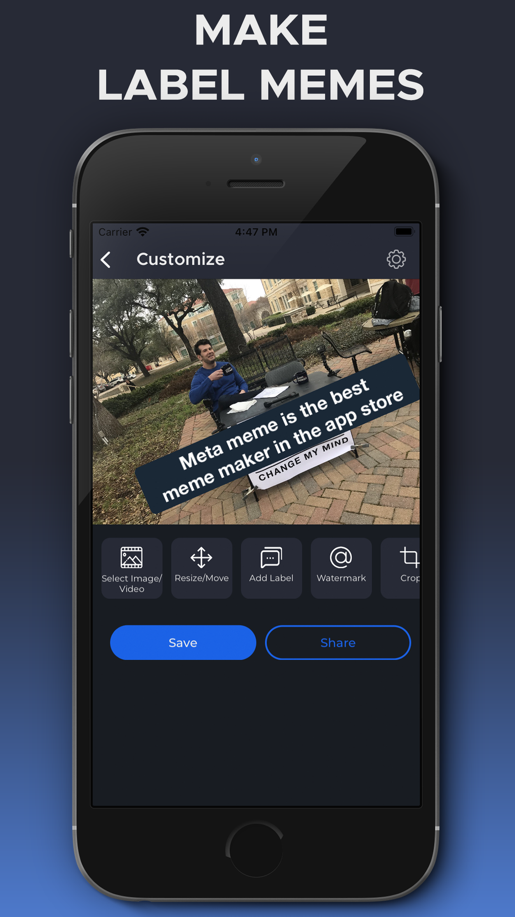 Meta Meme: VideoImage Maker for iPhone - Download
