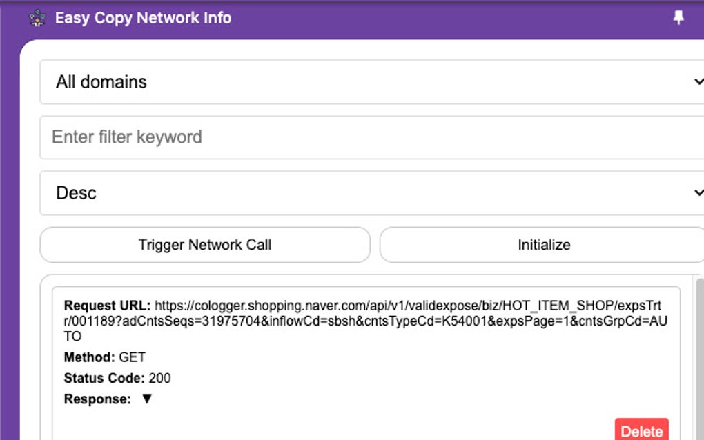 Easy Copy Network Info for Google Chrome - Extension Download
