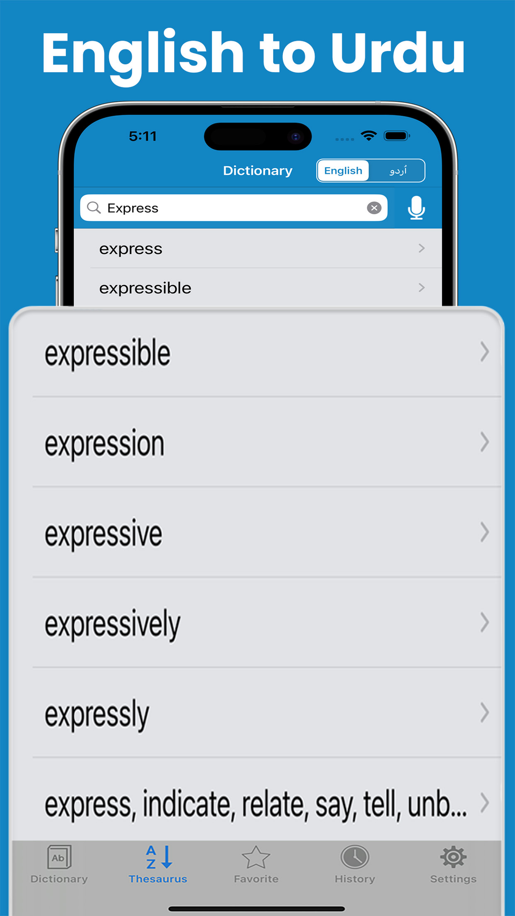 English To Urdu Dictionary For IPhone Download