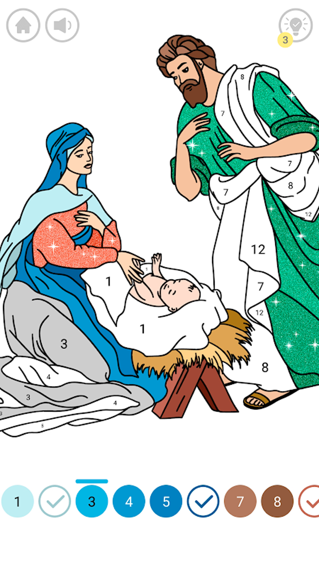 Bible Color by Number: Bible Coloring Book APK for Android - Download