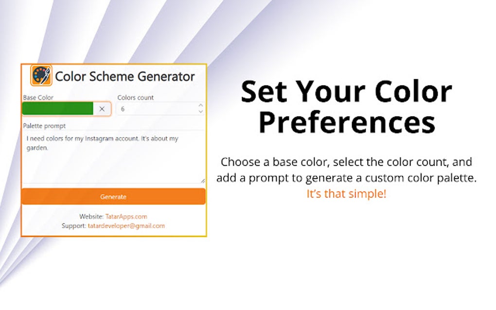 Powerful Color Scheme Generator! สำหรับ Google Chrome - ส่วนขยาย ดาวน์โหลด