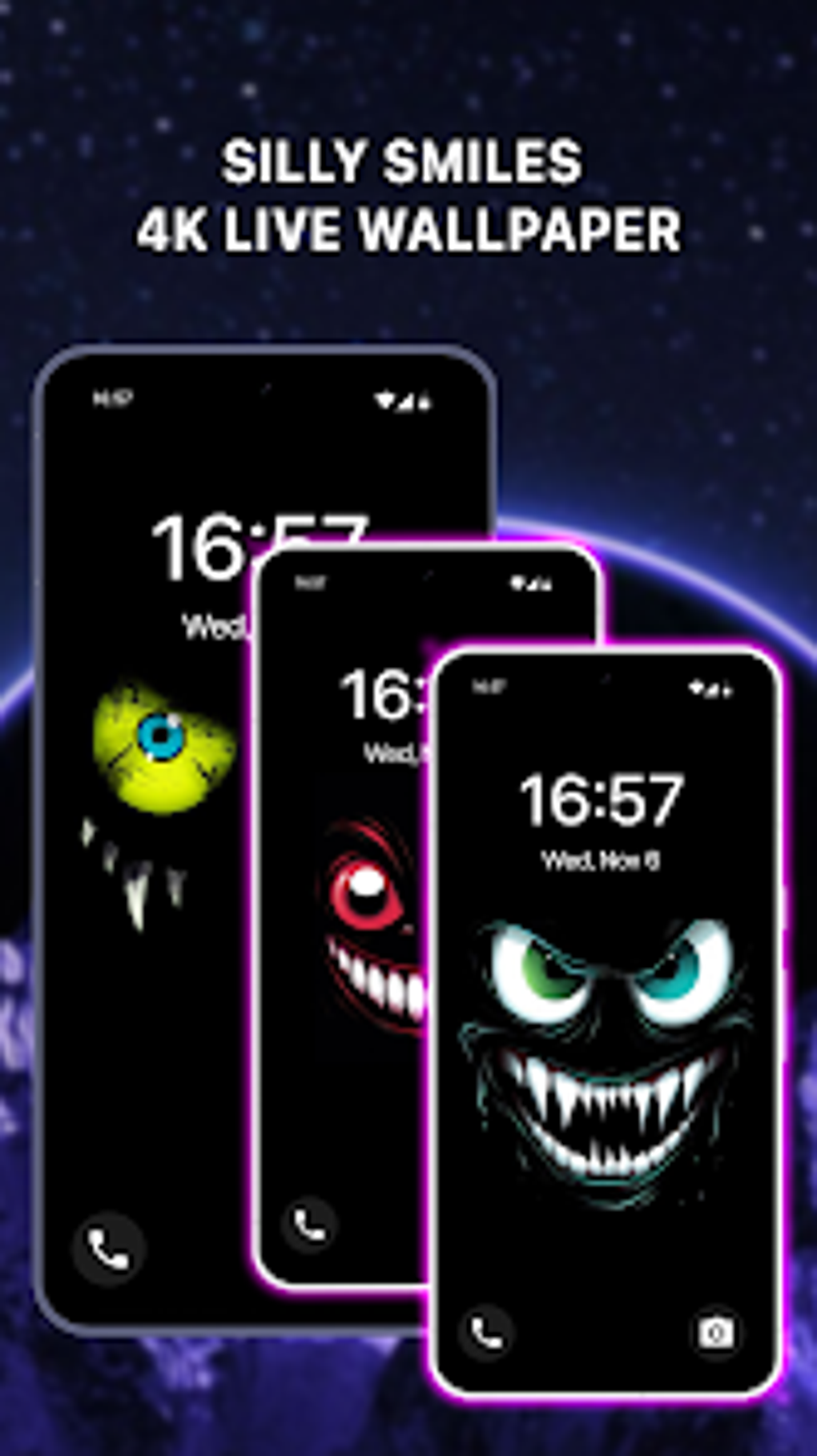 Silly Smile Live Wallpaper 4K para Android - Descargar