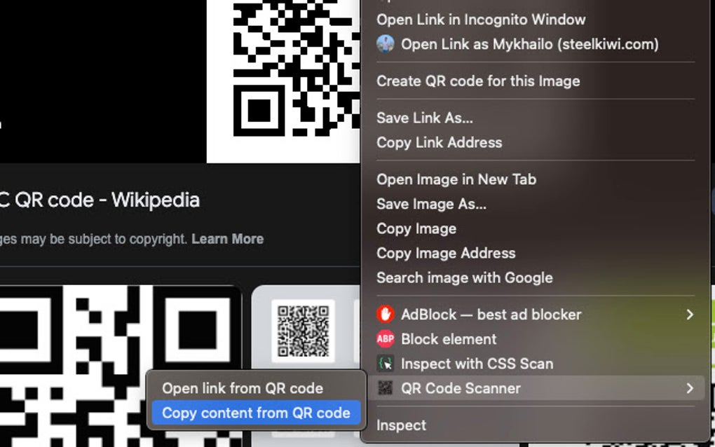 QR Code Scanner für Google Chrome - Erweiterung Download
