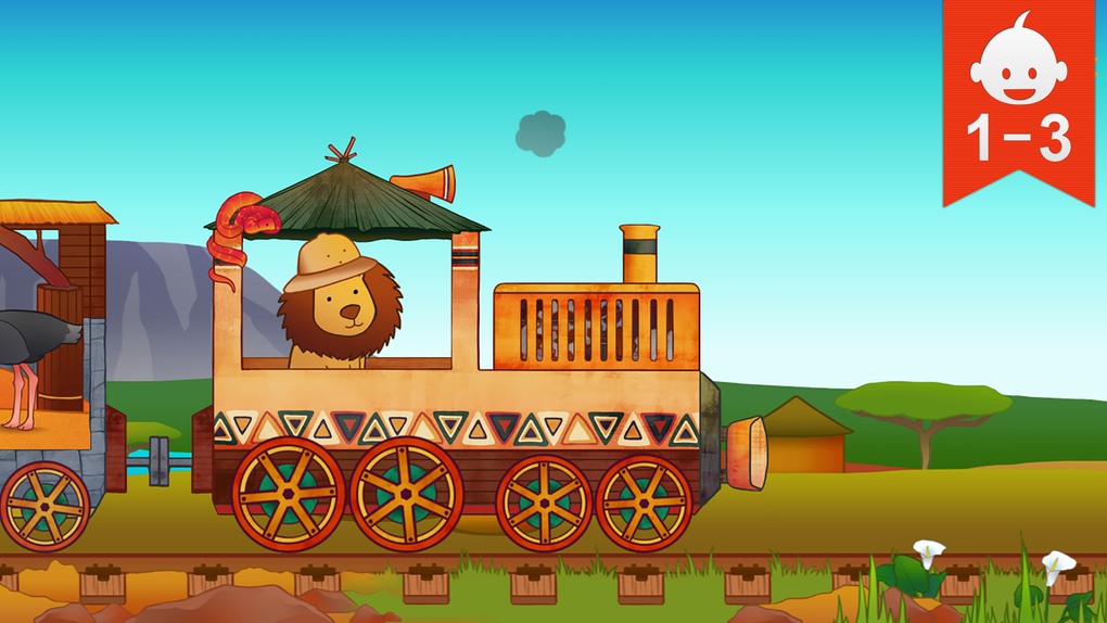 Safari Train for Toddlers for iPhone - Download