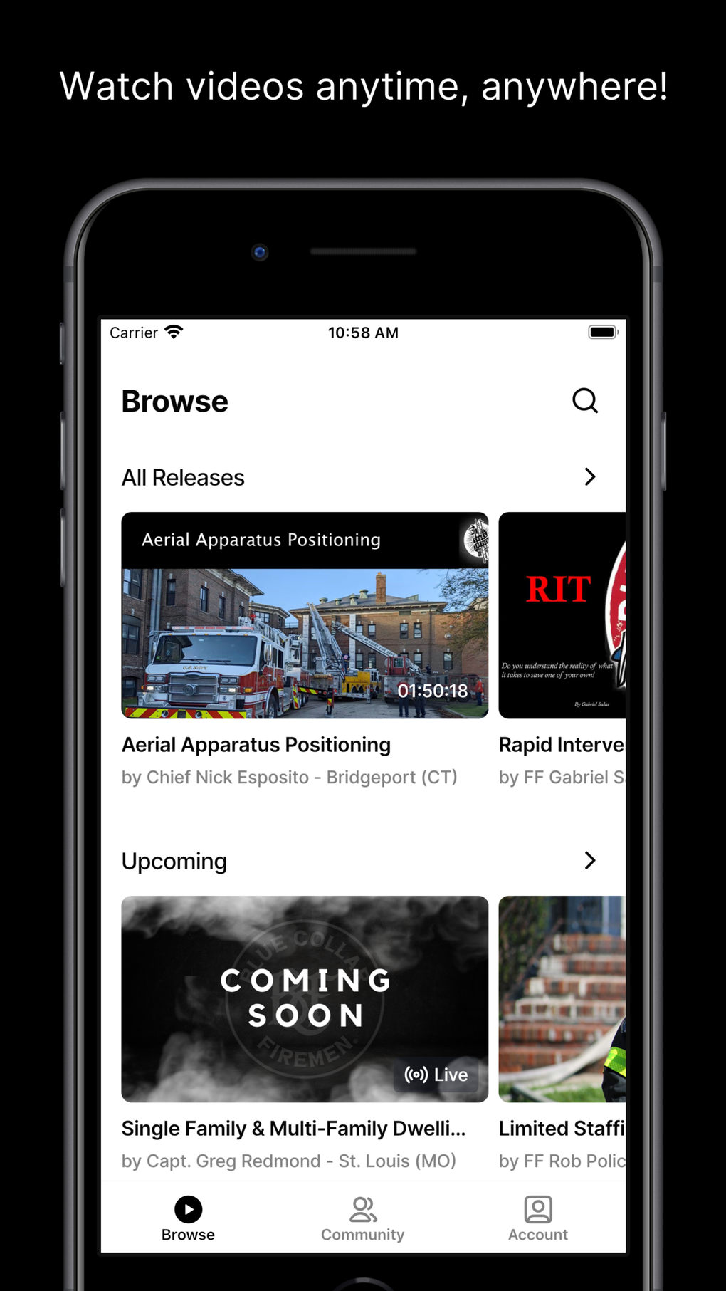 Blue Collar Firemen for iPhone - Download