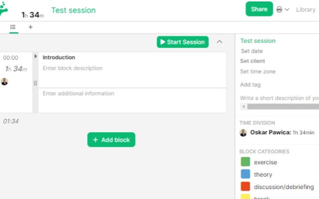 SessionLab - Measuring facilitator time para Google Chrome - Extensión ...