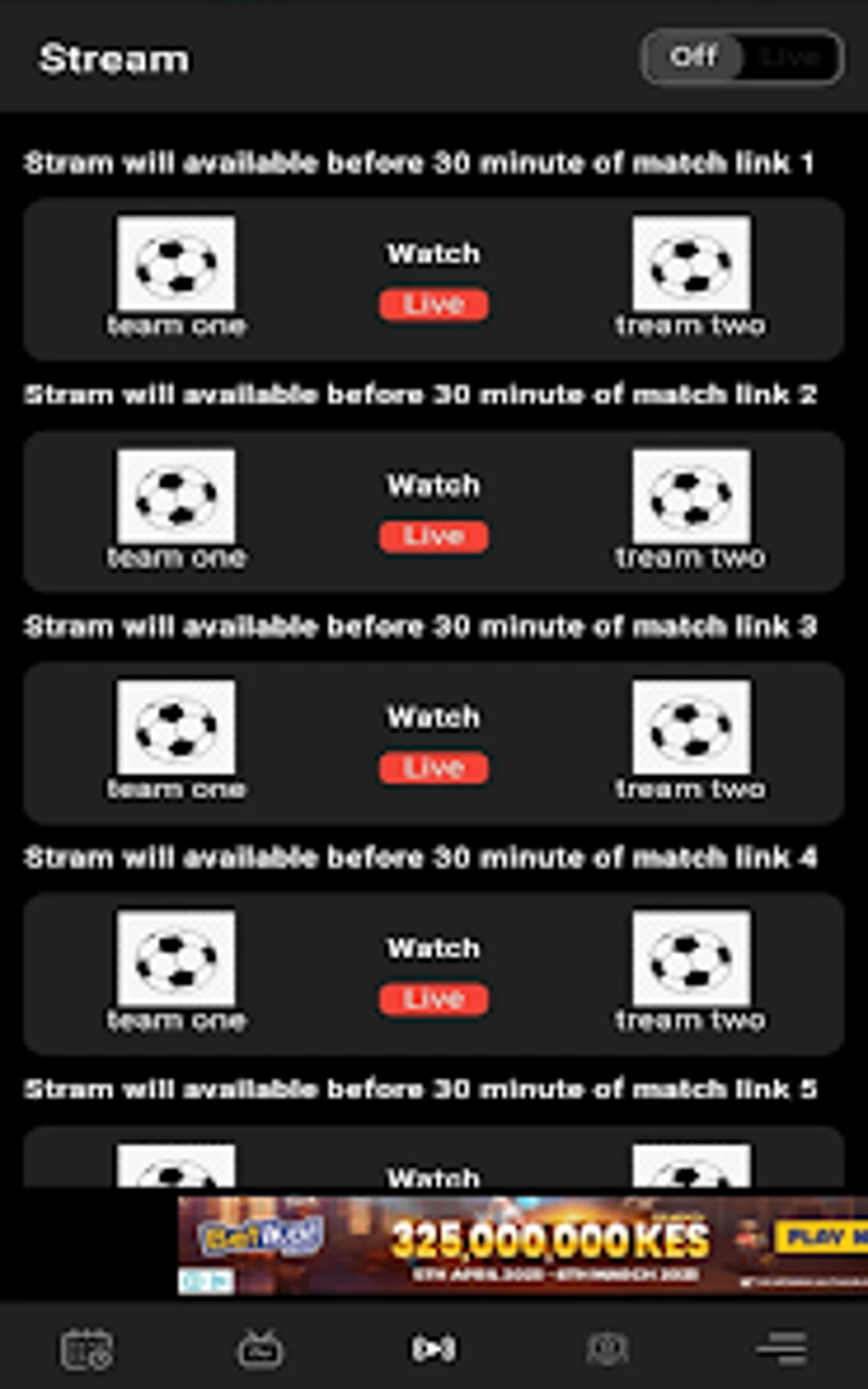 Android için Live Football TV HD Streaming - İndir