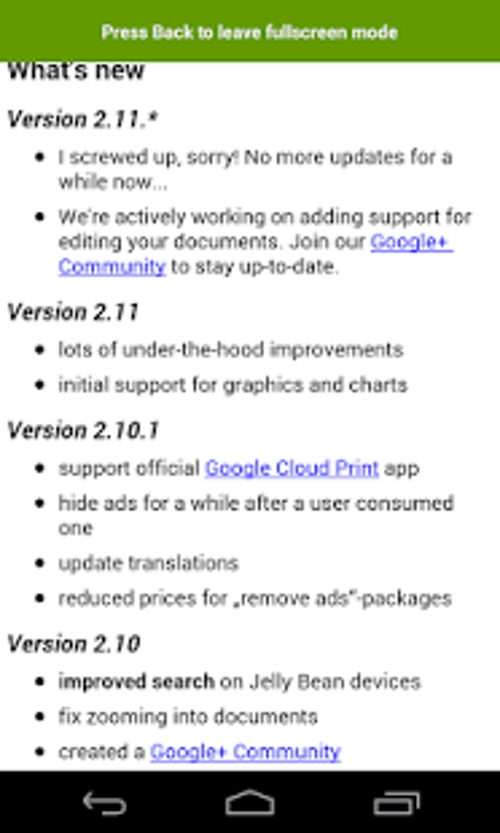 LibreOffice OpenOffice document reader ODF APK for Android - Download