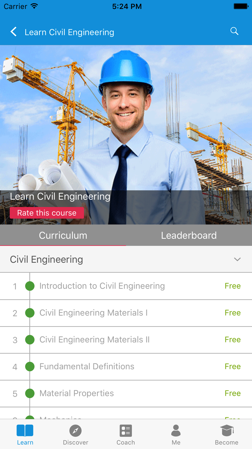 Learn Civil Engineering para iPhone - Descargar