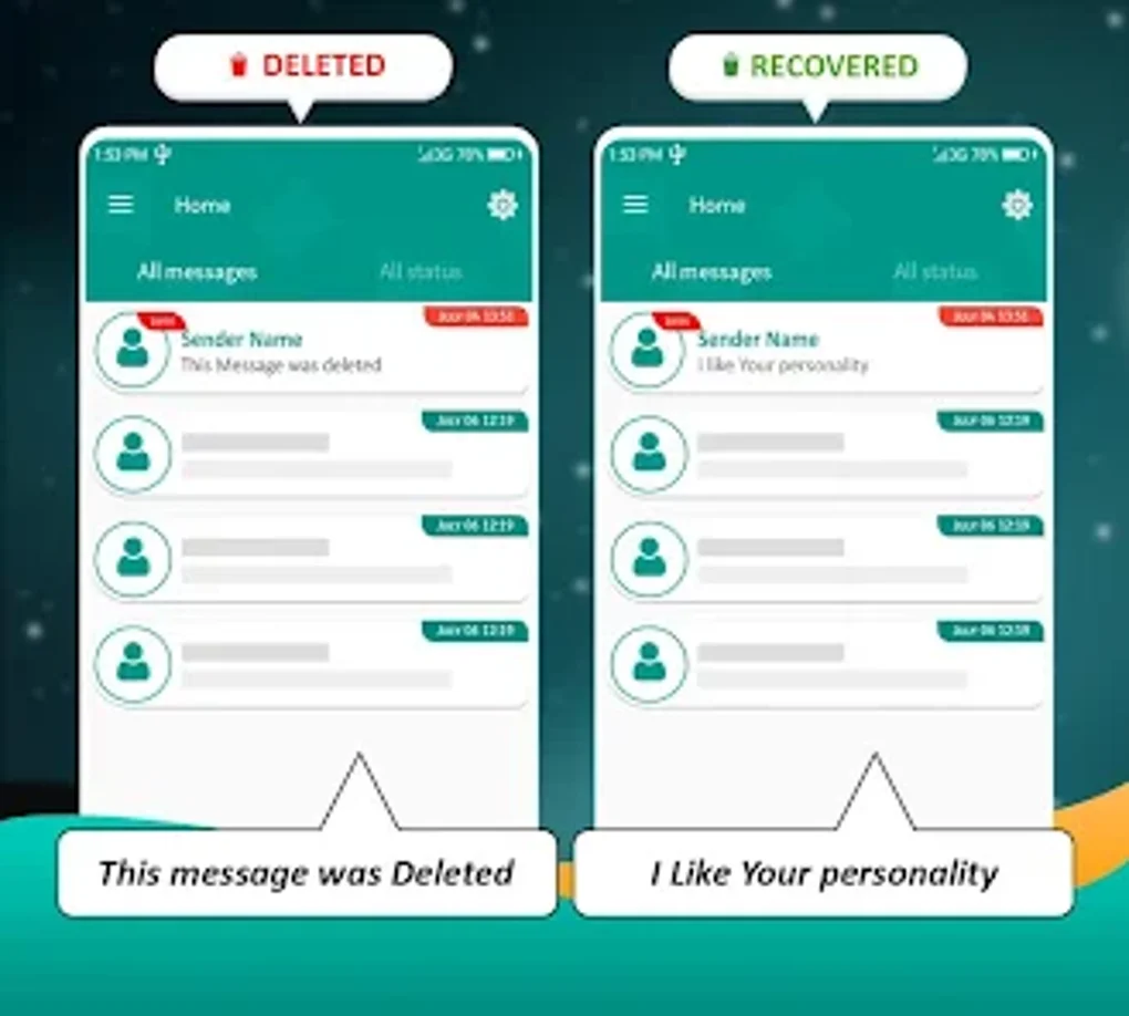 Deleted messages recovery st for Android - Download