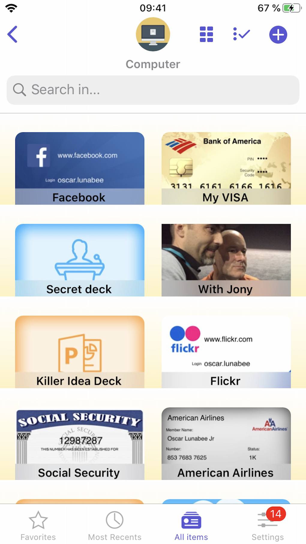 oneSafe password manager for iPhone - Download