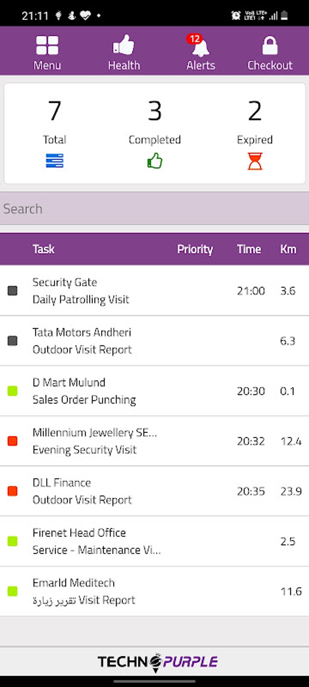 EFFY TechnoPurple Task Tracker APK for Android - Download