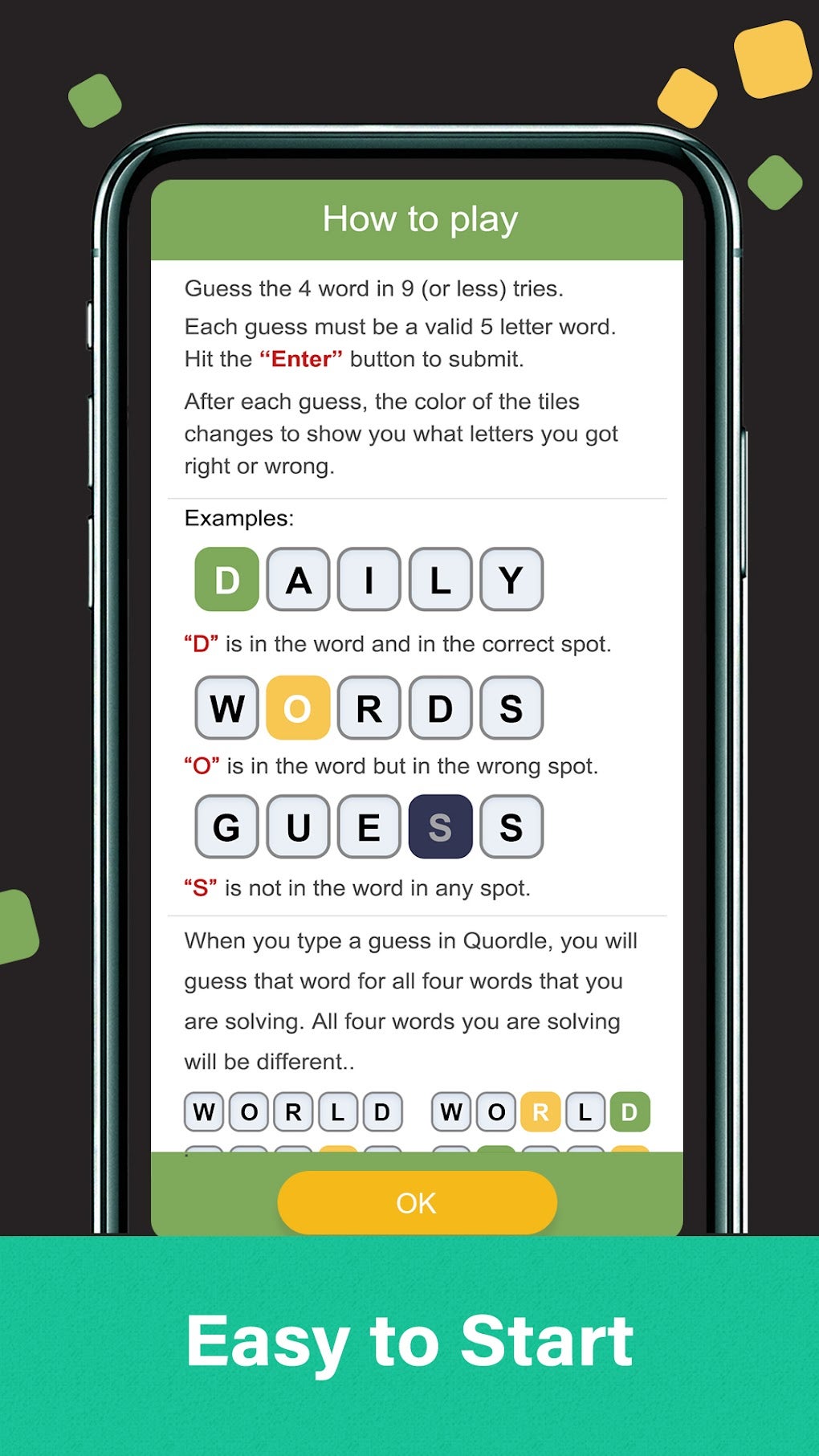 Quordle Daily Word Puzzle Android 