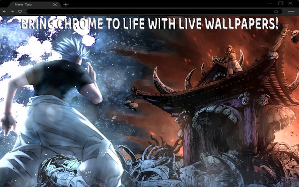 Rage of the Domains: Gojo vs Sukuna live wallpaper cho Google Chrome ...