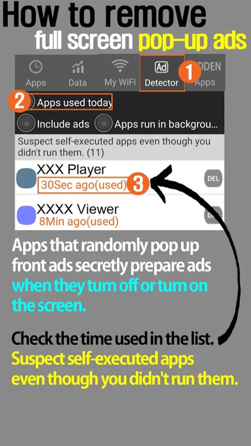 Goclean-Popup Ad detectorHidden Apps detector APK para Android - Descargar