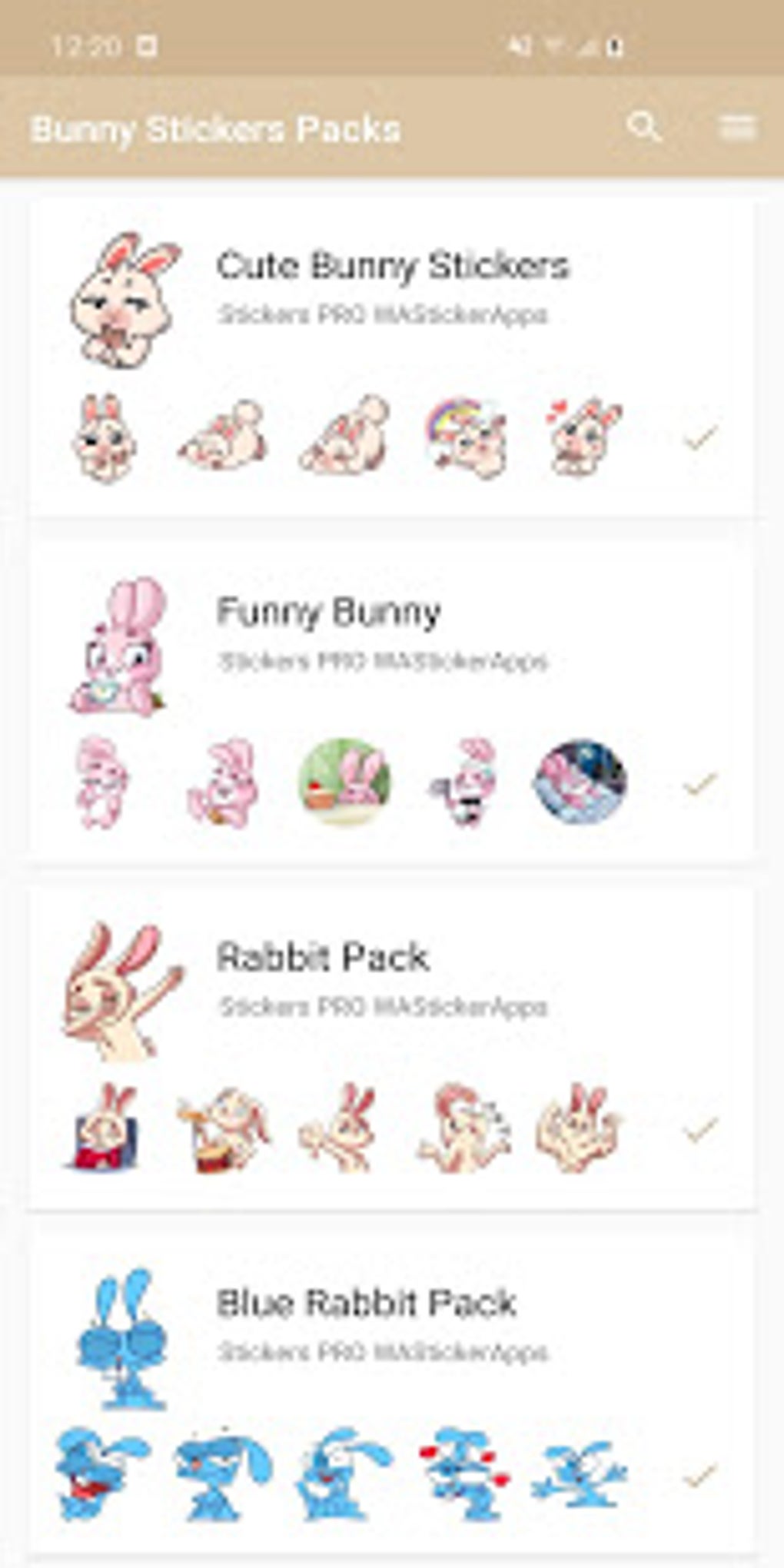 New Funny Rabbit Stickers WAStickerApps 2020 para Android - Descargar