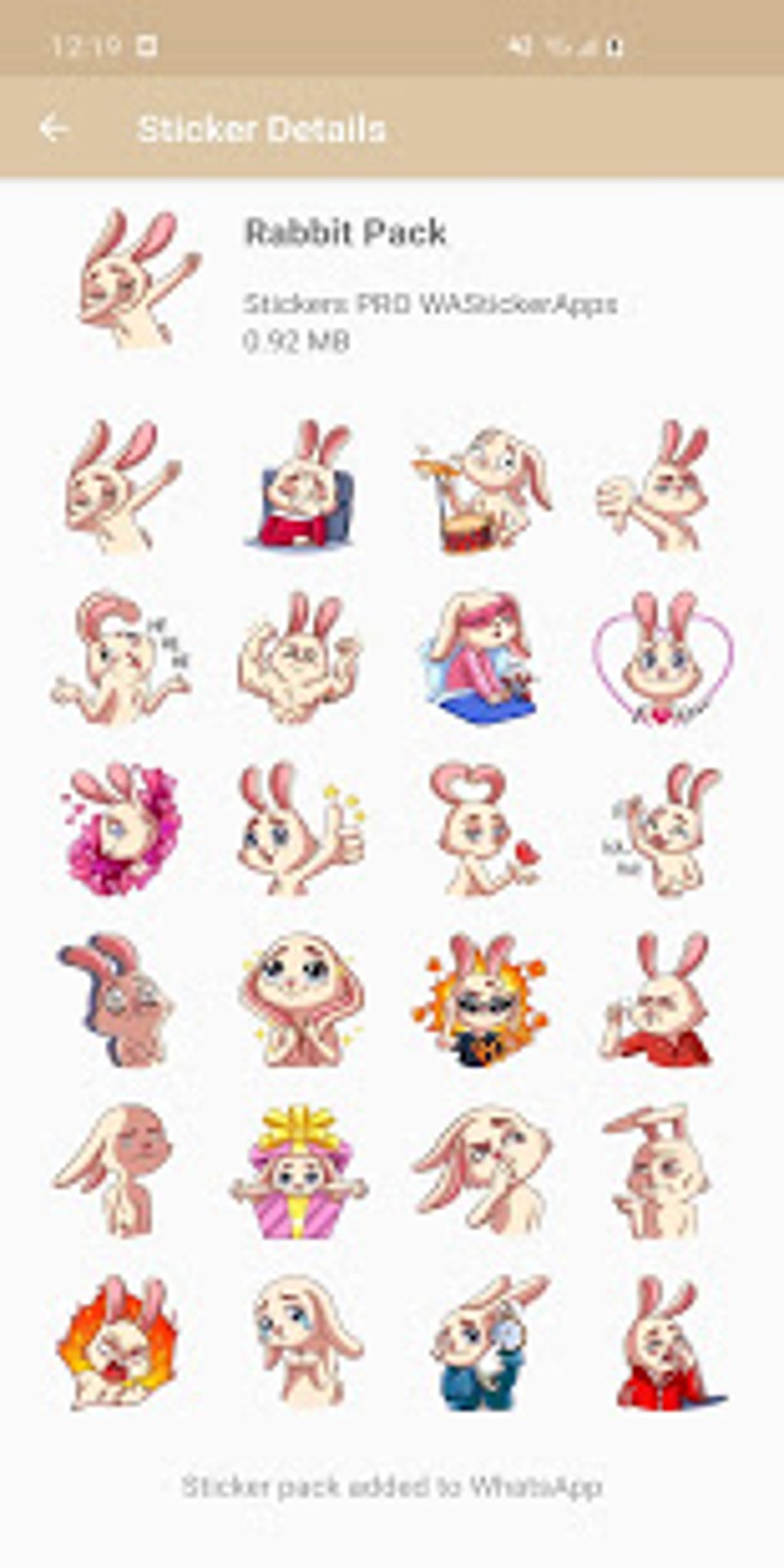 New Funny Rabbit Stickers WAStickerApps 2020 para Android - Descargar