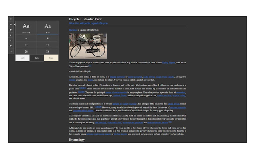 Reader View Google Chrome 용 - 확장 프로그램 다운로드