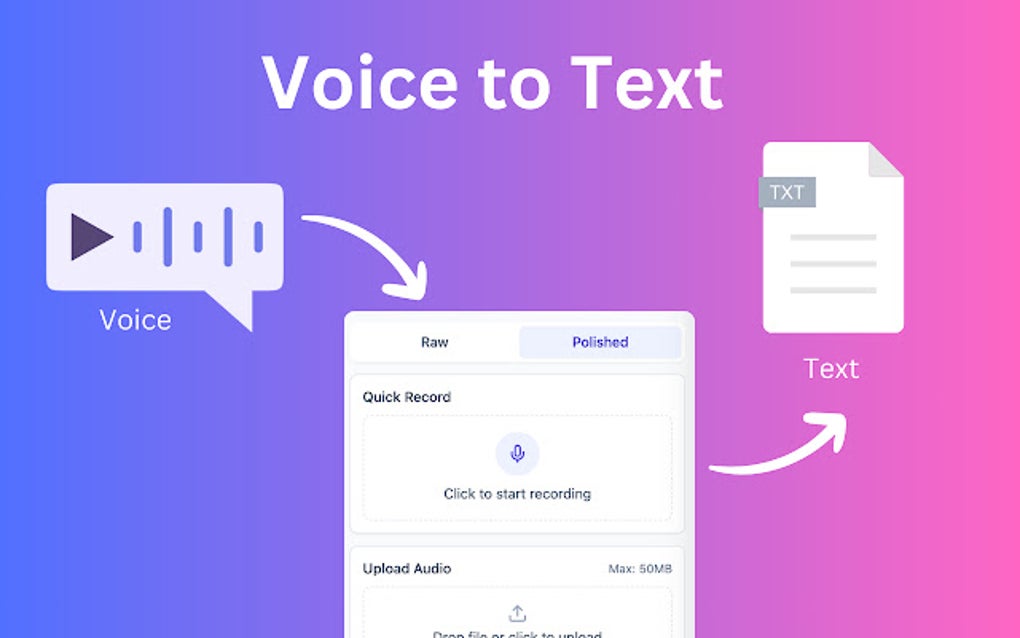 Voice to Text Google Chrome 용 - 확장 프로그램 다운로드