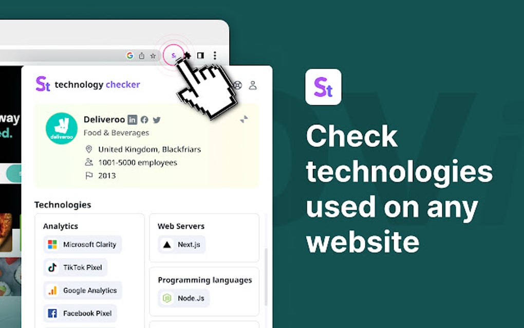 Website Technology Checker by Snov.io para Google Chrome - Extensión ...